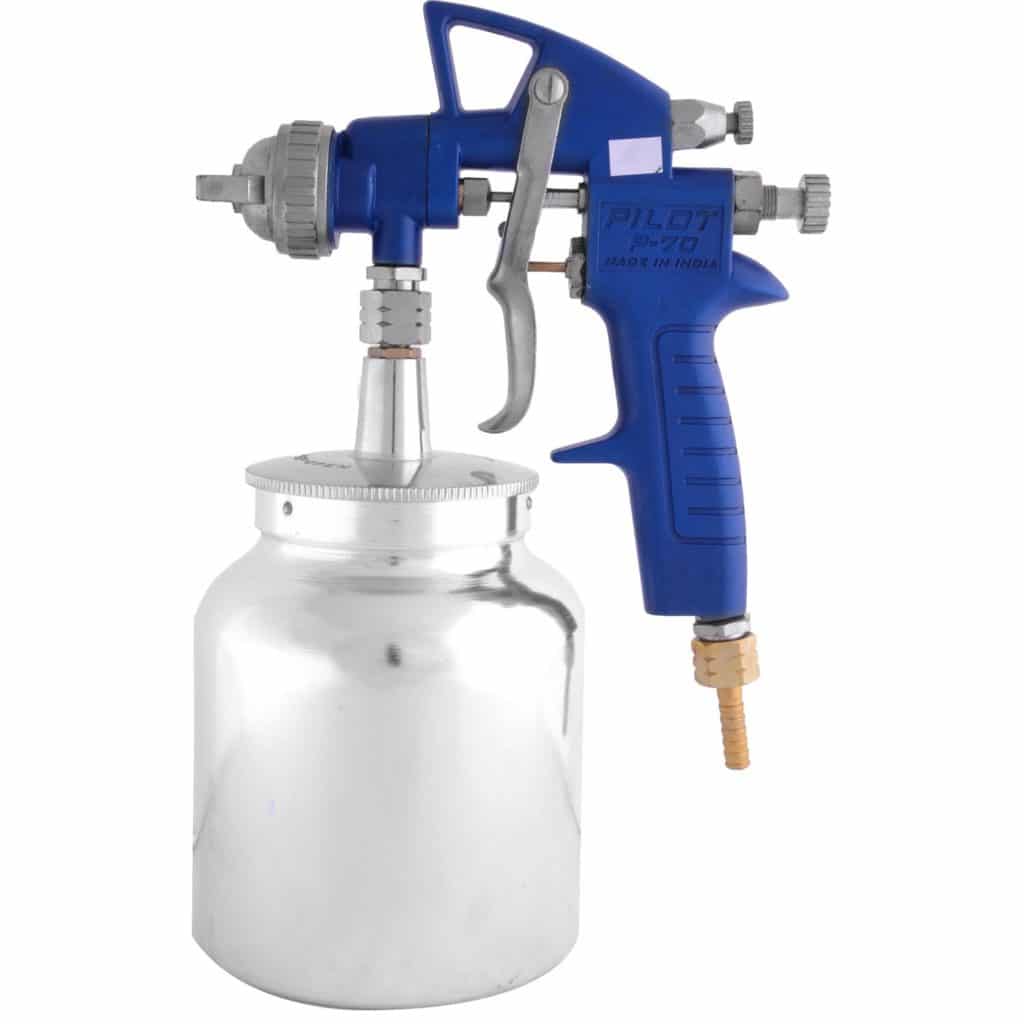 Pilot P70 Spray Gun with bottom feed Cup 1 ltr New - InchTools.com