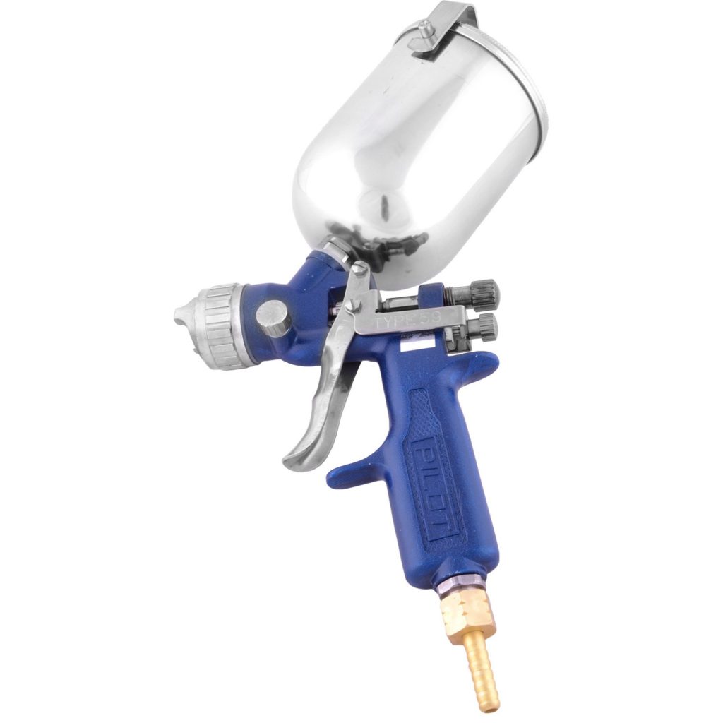 Pilot Spray Gun Type 59 with S.S Cup, New - InchTools.com